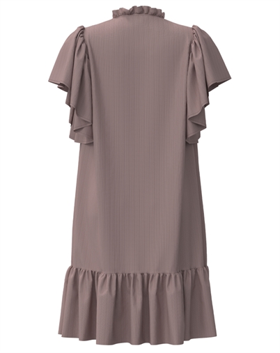 Co'Couture - Hera CC Crop Frill Kjole - Old Rose