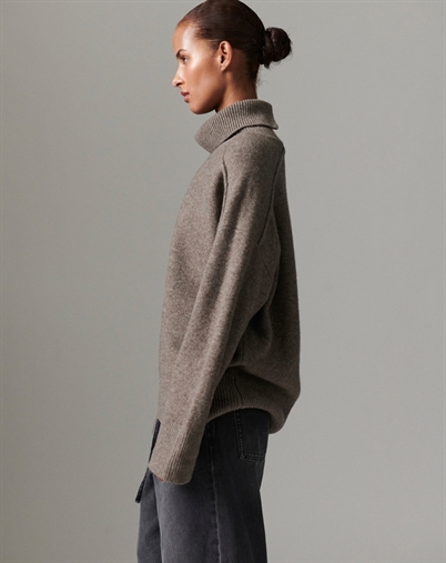 Day Birger et Mikkelsen - Clarke Soft Lamb Strik - Chocolate Chip Melange